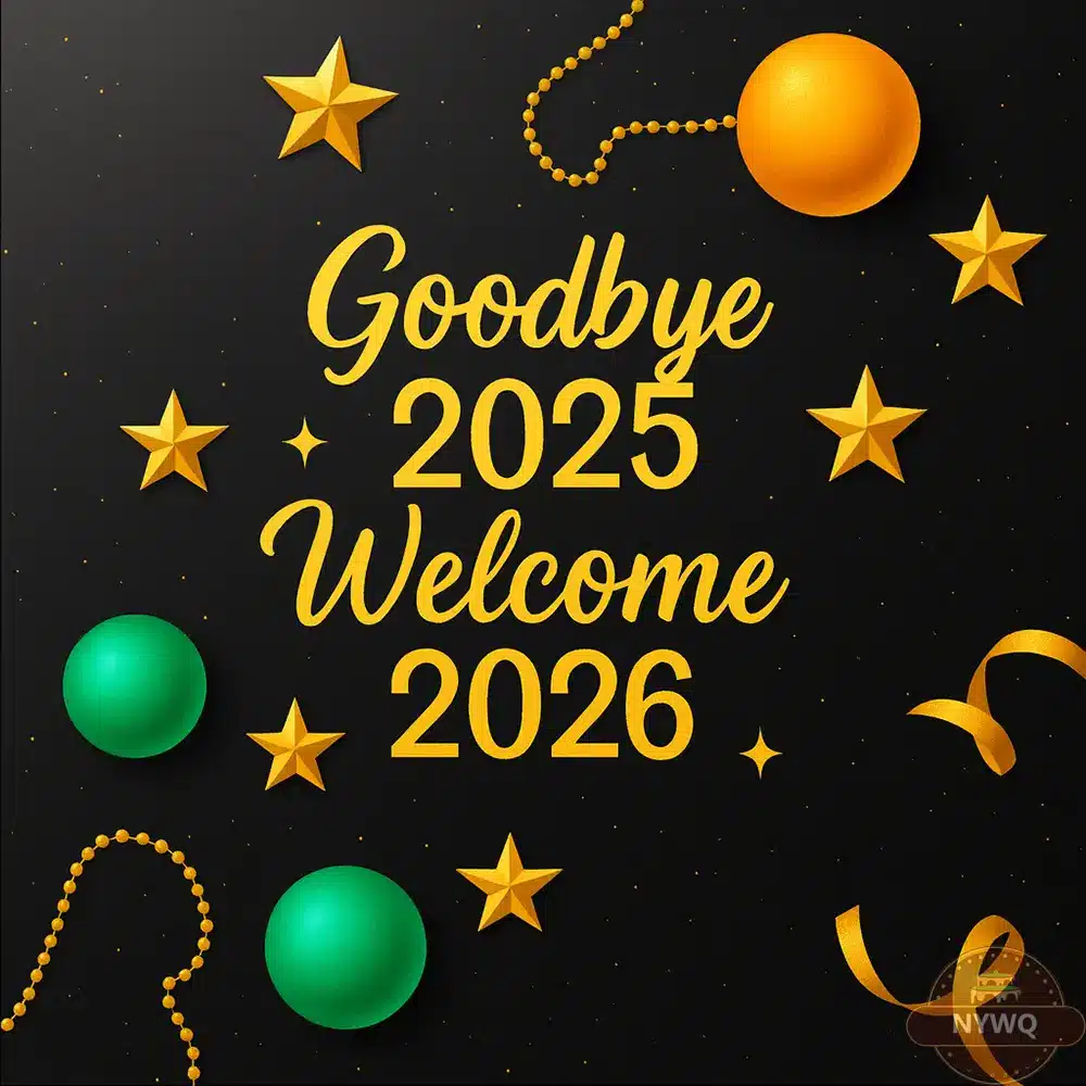 Goodbye 2025 Welcome 2026 Wishes & Messages