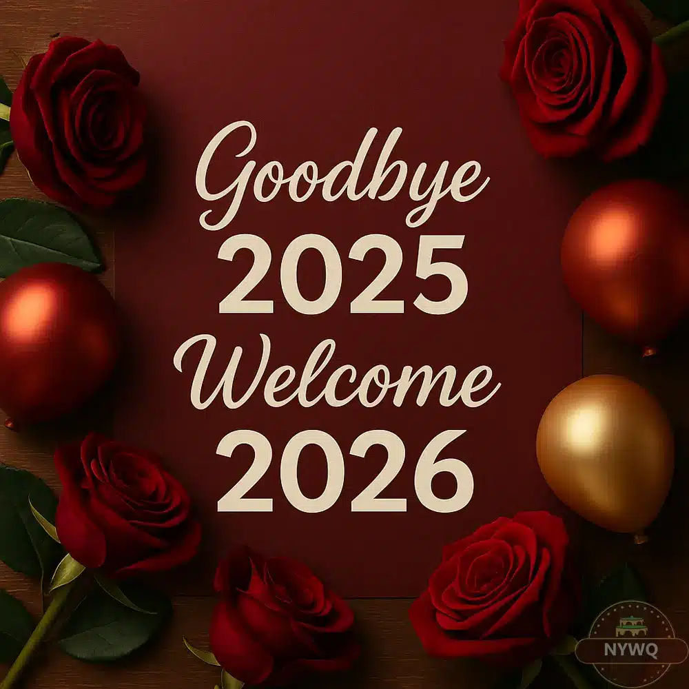 Goodbye 2025 Welcome 2026 Wishes & Messages